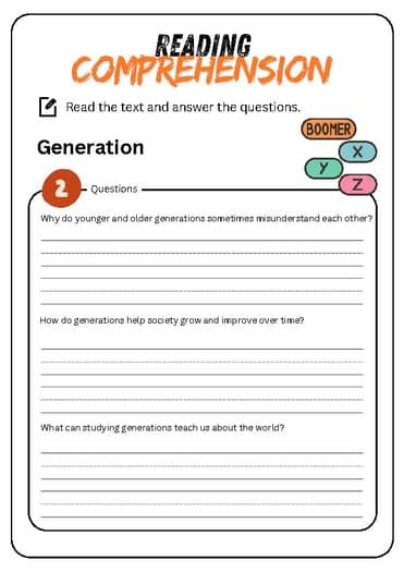 Reading Comprehension Generation Solutions By Learnplanet Tpt