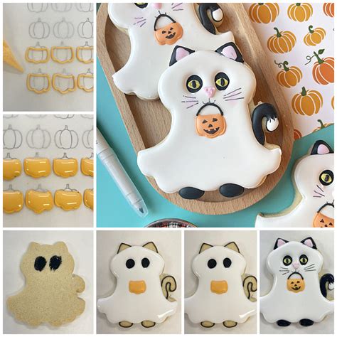 Ghost Cat Cookie Cutter The Flour Box