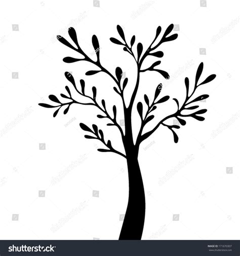 Vector Tree Isolated Stock Vector Royalty Free 171670307