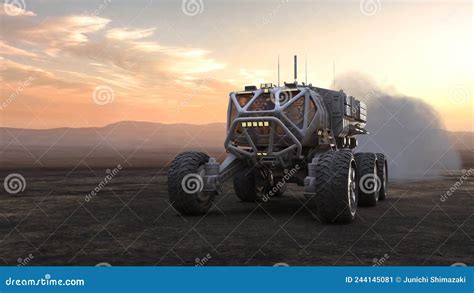 3d Rendering Of The Planetary Rover Stock Illustration Illustration