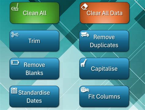 Excel Data Cleanup Tool Xlsm Spreadsheet Cleaner Remove