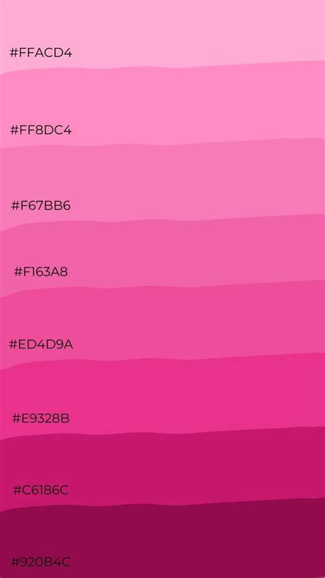 Pin By 🦋jmiguez🦋 On Vision Board 24 Color Palette Pink Hex Color