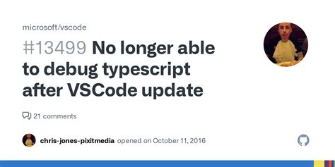No Longer Able To Debug Typescript After Vscode Update · Issue 13499