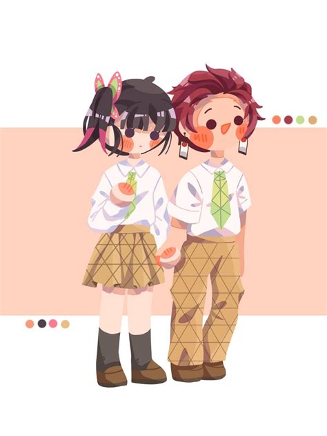 Tanjiro Kamado And Kanao Tsuyuri 🎴🦋 In 2025 Anime Favorite Character
