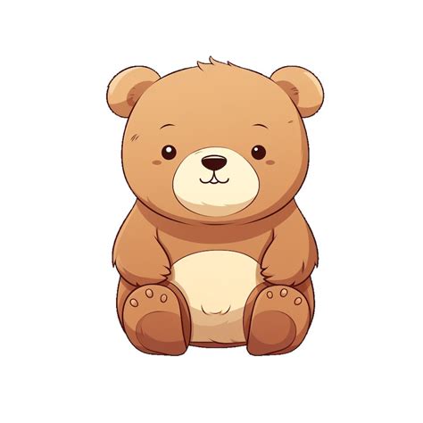 Light Brown Bear Png Etsy