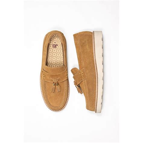 Jonathan D Mens Tassel Shoe Camel Orkini Clothing