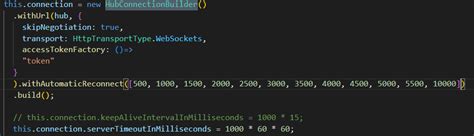 Signalr Keep Disconnecting Every 30 Seconds Rdotnet