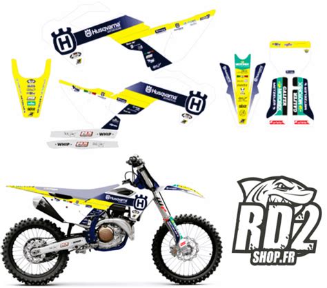 Kit Déco Replica Husqvarna Tc Fc 125 250 350 450 2023 2024
