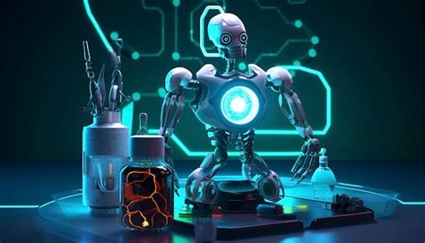 Premium AI Image Robot Or Cyborg Programming Artificial Intelligence