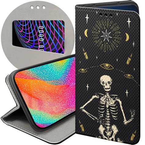 Etui Z Klapk Do Xiaomi Redmi C Wzory Czaszka Szkielety Memento Mori Gotyk Xiaomi Sklep