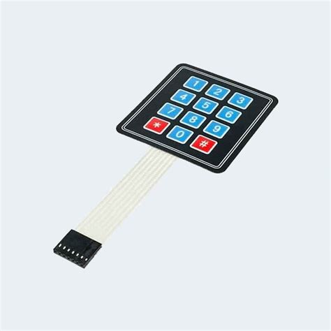3×4 Membrane Switch Matrix Keypad Mechatronx Making Creativity