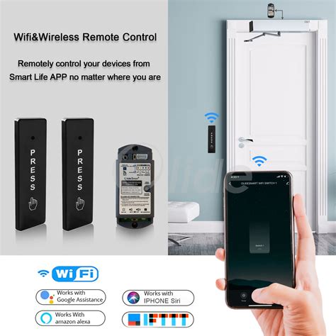 Wifi Smart Wireless Automatic Door System With Push Switches Olide