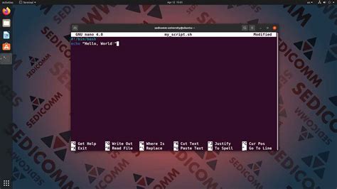 Cara Membuat Skrip Shell Linux Script Kursus Sistem Operasi Linux