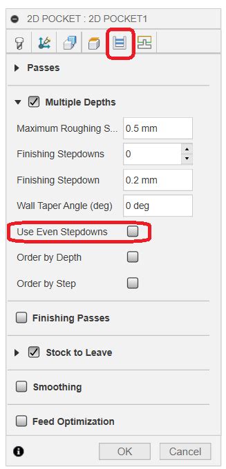 Verification Interrupted While Simulating A 2d Pocket And 3d Pocket Clearing Toolpath In Fusion