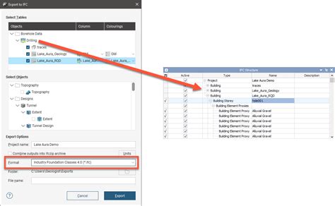 Exporting Project Data To IFC