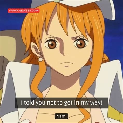 Motivational Nami Quotes From One Piece