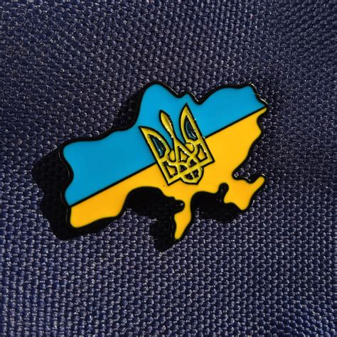 Значок Украина с Гербом фото отзывы характеристики в интернет магазине Rozetka от продавца