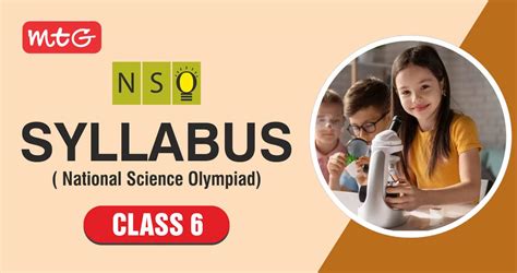 Nso Syllabus For Class 6 National Science Olympiad Mtg Learning