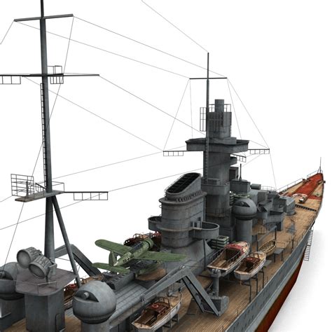 3d Model German Cruiser Prinz Eugen 3d Model German Cruiser Prinz Eugen