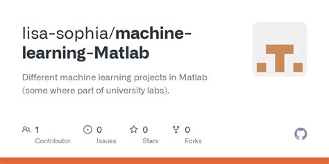 Github Lisa Sophiamachine Learning Matlab Different Machine