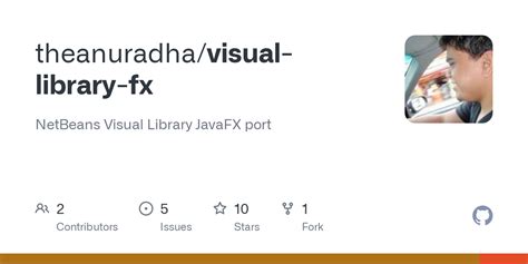 Github Theanuradhavisual Library Fx Netbeans Visual Library Javafx Port