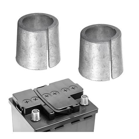 Auceli Car Battery Post Shims 2pcs Pure Lead Anode Cathode Vehicle