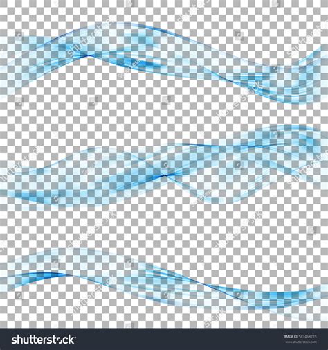 Abstract Smooth Color Wave Vector Set Stock Vector Royalty Free Shutterstock