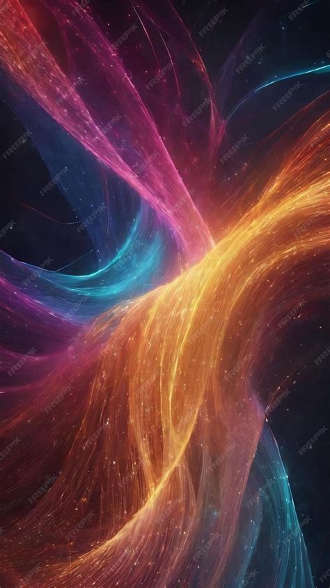 Premium Ai Image Abstract Trapcode Form Digital Particle Wave And