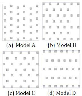 Example Staggered Pin Fin Arrangement Design