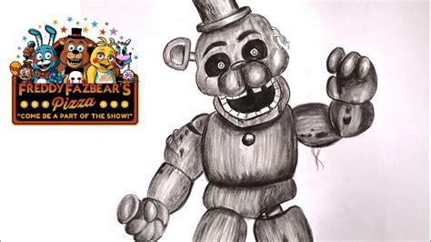How To Draw Phantom Freddy FNAF Sketch Tutorial Step By Step YouTube
