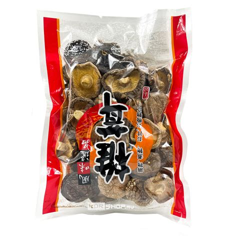 Грибы шиитаке средние 4 6 см Китай 250 г — купить в Москве по цене 551 руб с доставкой