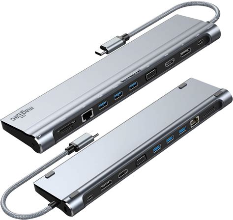 Dual Hdmi Docking Station 3 Monitorusb C Laptop Docking
