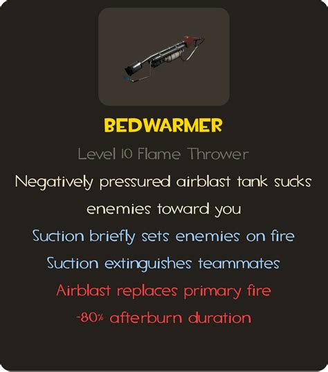 Weapon Idea Flame Thrower That Lets Pyro Suck You Rtf2