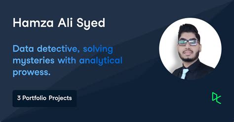 hamza ali syed data scientist