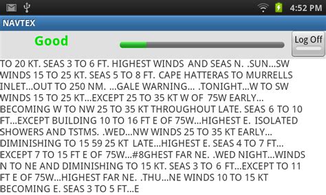 Decode Navtex Weather Transmissions With Your Android Device
