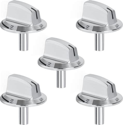 5 Packs Upgrade 5304525746 Long Stem Stove Knobs