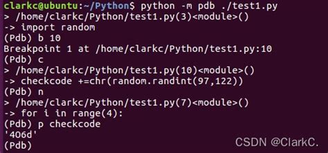 Python命令行调试器pdb简介python M Pdb Csdn博客