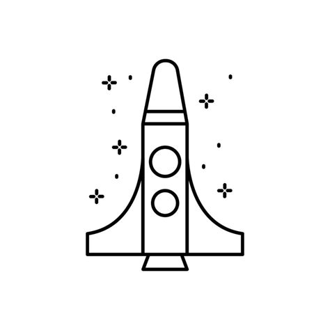 Spaceship Vector Icon Illustration 23015088 Vector Art At Vecteezy