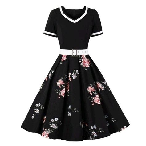 Topdress Women Svintage Polka Audrey Dress 1950s Halter Retro Cocktail