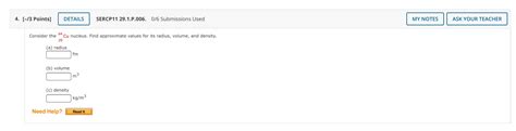 Solved 4 [ 13 Points] Details Sercp11 29 1 P 006 0 6