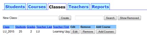 Classes Taball Learning Upgrade