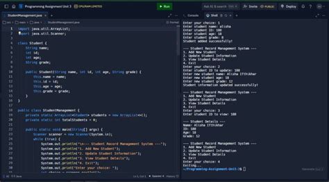 Alisha Ifthikhar On Linkedin Javacoding Programminglife
