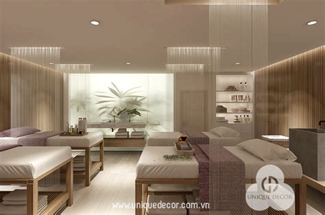 Thiết Kế Thi Công Spa Legend Beauty Công ty thiết kế nội thất Unique Decor