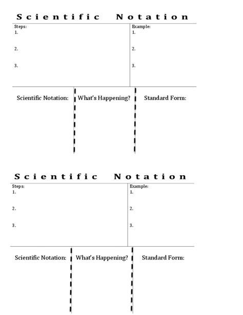 Scientific Notation Foldable Pdf