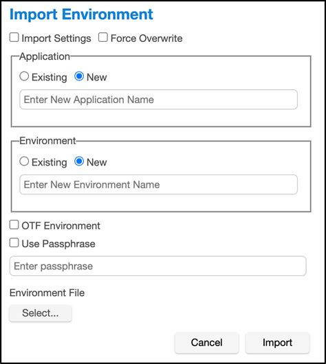 Managing Environments Delphix Masking Documentation