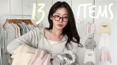 Haul💸 2만 원대~ 봄 필수 맨투맨⋆후드⋆니트 추천 13가지🫧 지그재그 에이블리 무신사 다 모음 갓성비 하울⋆봄 코디⋆핀터레스트st 후드집업 추천 꾸안꾸