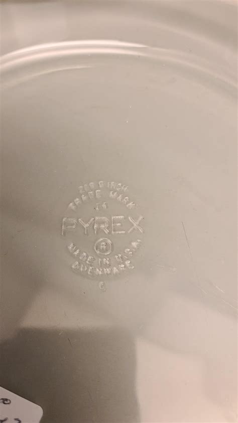 Pie Dishes Old Pyrex Logo R Pyrex Love