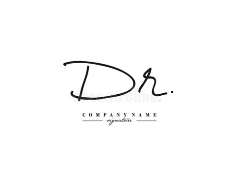 Luxury Initials Dr Logo Stock Vector Illustration Of Modern 97874487