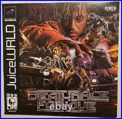 Authentic Juice Wrld Signed Vinyl Death Race For Love Album Cover Autograph Signed Vinyl Album