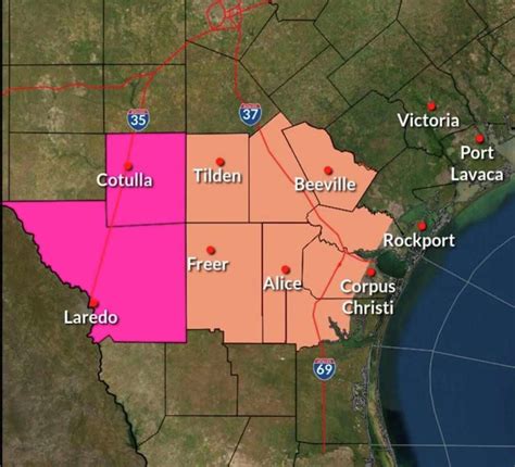 Nws Issues Red Flag Warning For Laredo Area As Dry Air Cold Front Move In